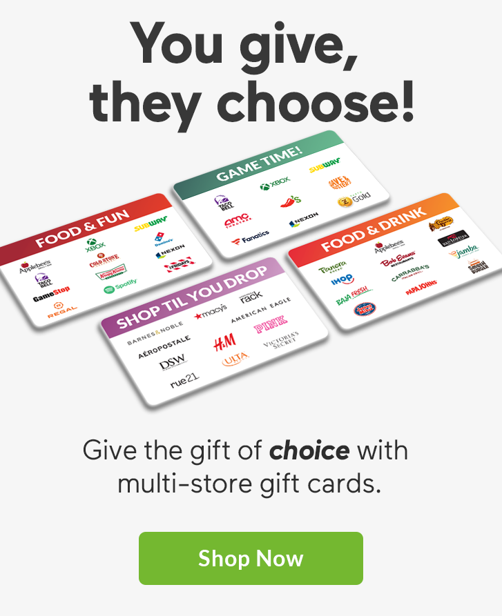 Buy Gift Cards | The Gift Card Shop